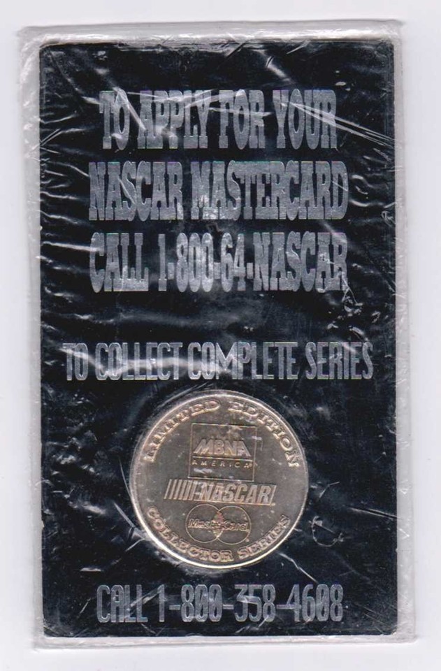 1996 MBNA NASCAR Mastercard Collector Series Race Coin Daytona Speedway ...