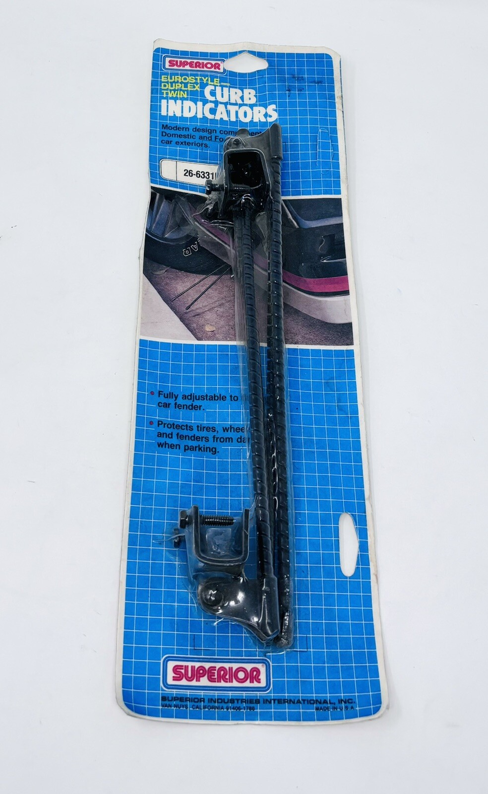 Superior Vintage Black Metal Duplex Twin Adjustable Curb Indicators ...