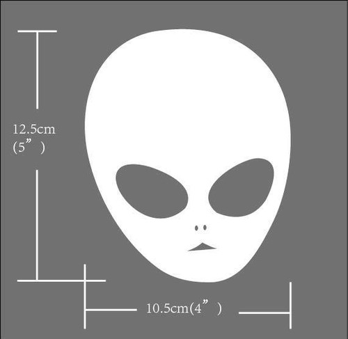 Funny Peeking Alien Reflective Bumper Window Decals Stickers Best Gifts ...