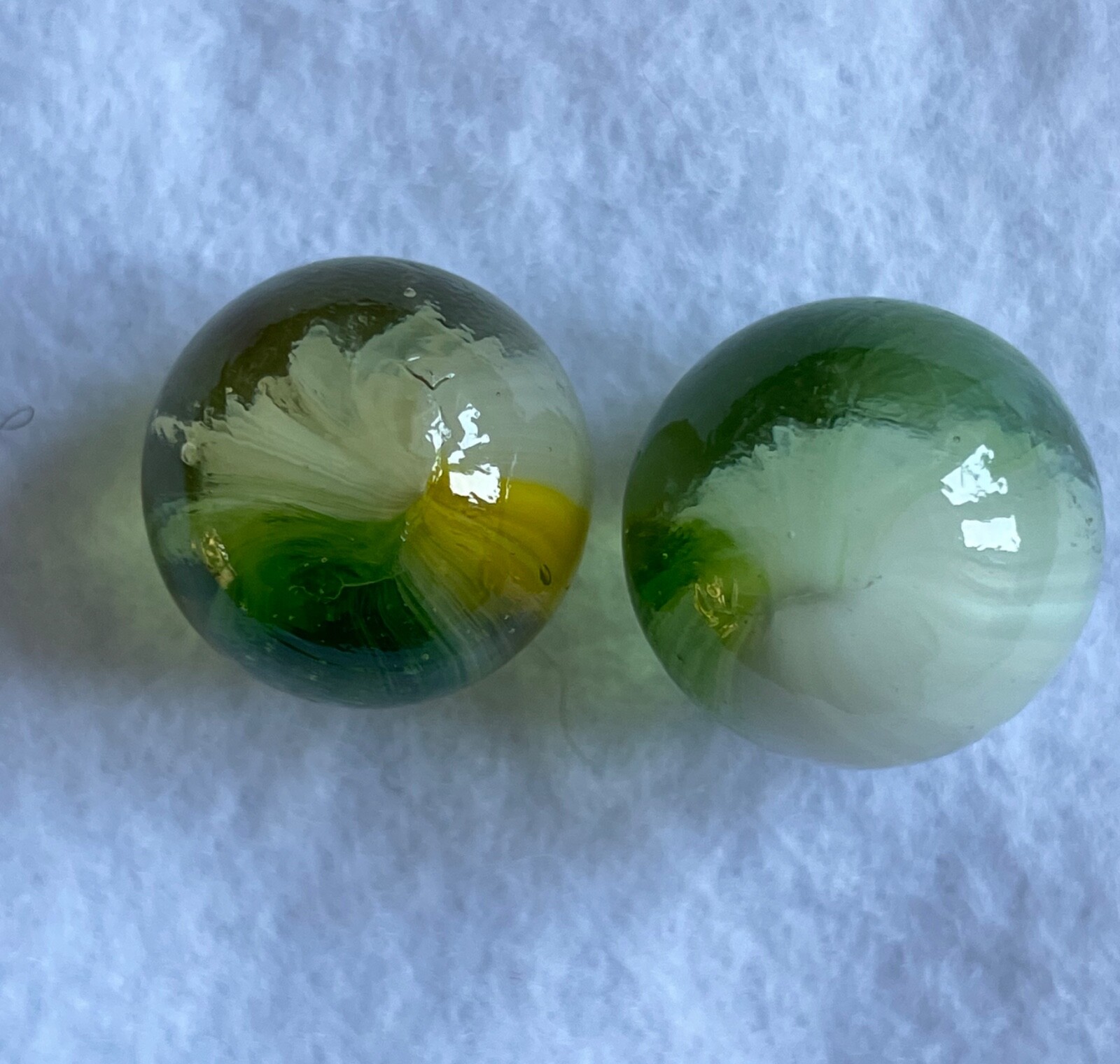 2 Fat Core European Sparkler Marbles 17mm (21/32”) | eBay