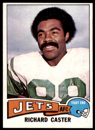 1975 TOPPS RICHARD CASTER NEW YORK JETS #515 | eBay