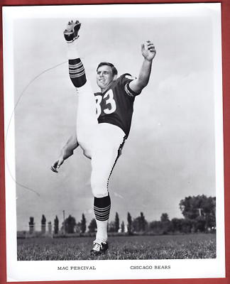 1968 BEARS 8 X 10 GLOSSY TEAM ISSUE MAC PERCIVAL | eBay