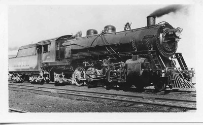 N636 RP 1940 GM&O RR GULF MOBILE & OHIO RAILROAD TRAIN ENGINE #404 E ST ...