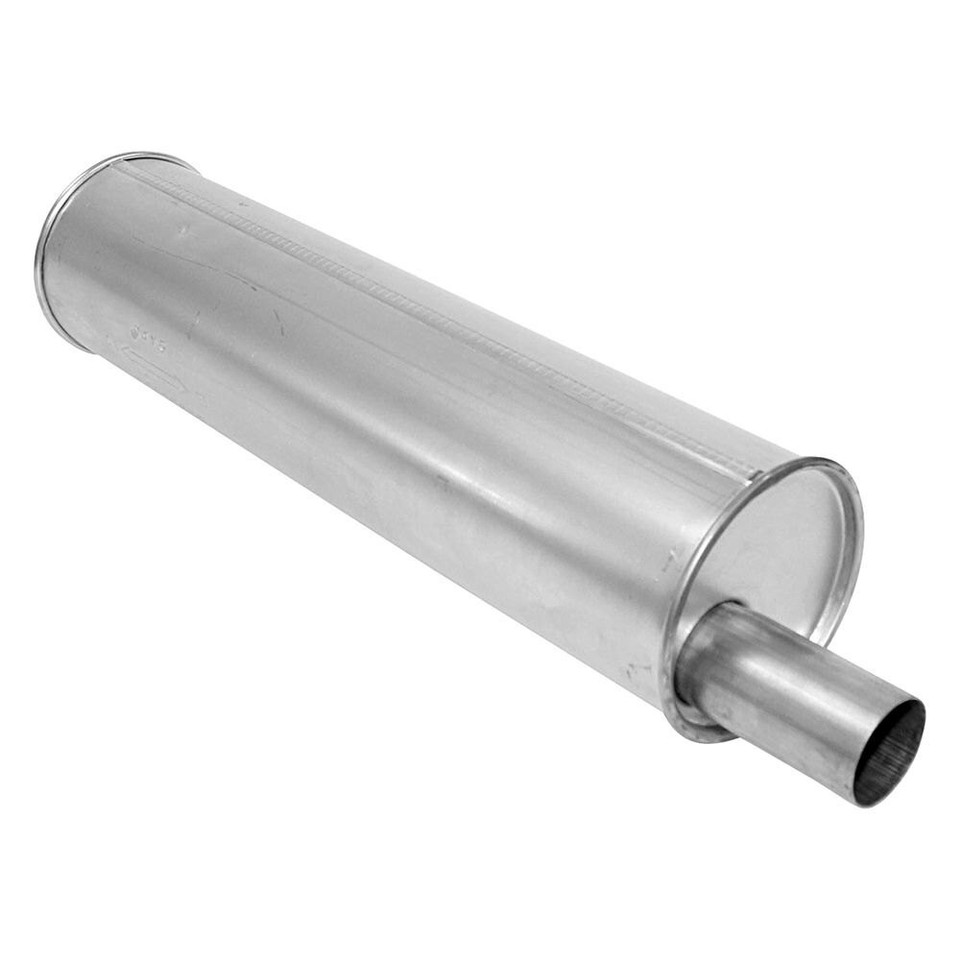 AP Exhaust 3766 Enforcer Aluminized Steel Round Glass Pack Exhaust ...