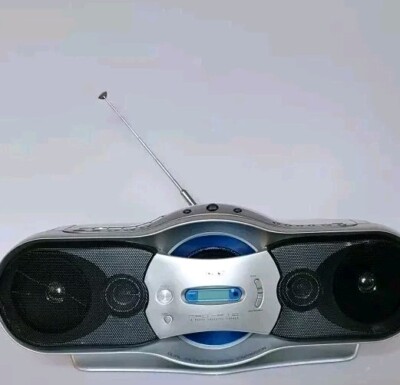 Sony Boombox CFD-F10 CD Player AM/FM Radio Cassette Play/Record Mega ...