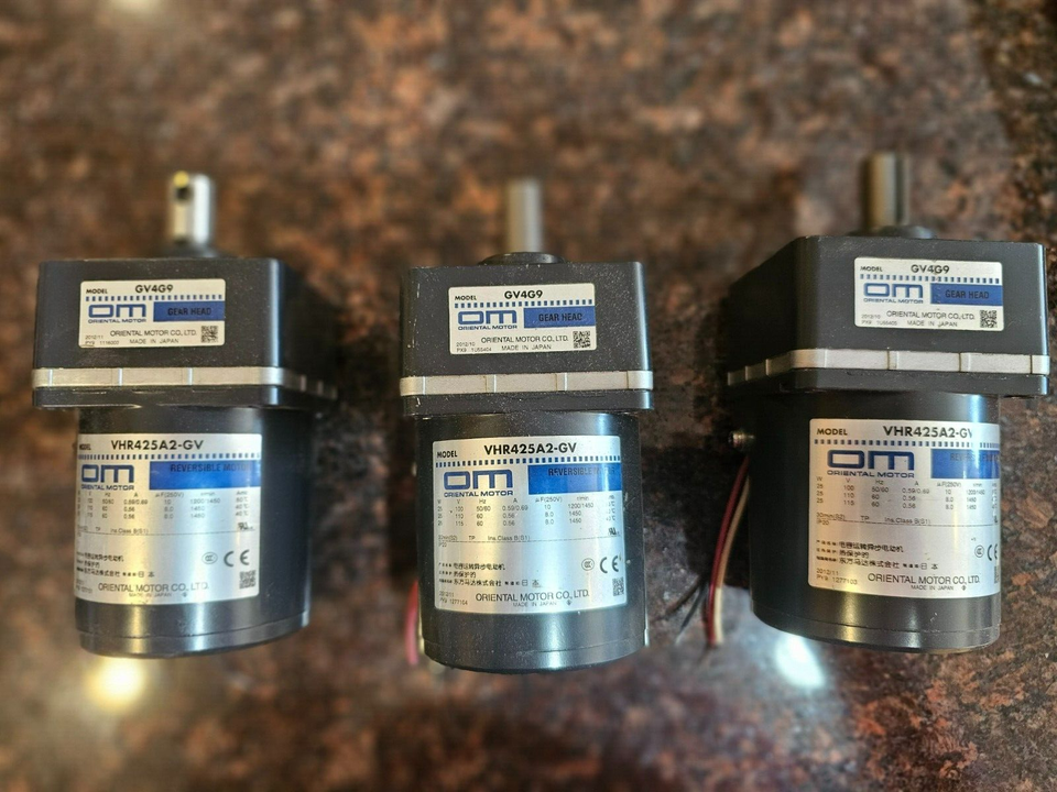 ORIENTAL MOTOR GV4G9 Gearbox with VHR425A2-GV motor attached - Free ...