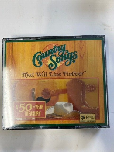 Reader's Digest "Country Songs That Will Live Forever" 4 Disc CD / 80 ...