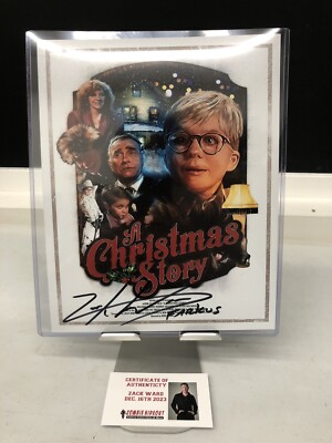 Zack Ward (A Christmas Story) SCUT FARKUS Signed Autograph 8x10 w ...