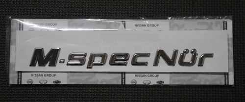 OEM Nissan Skyline GTR R34 M-Spec Nur Rear Trunk Emblem Decal Badge ...
