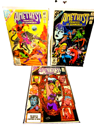 Amethyst Princess Of Gem world DC Comics 1983 LOT` | eBay