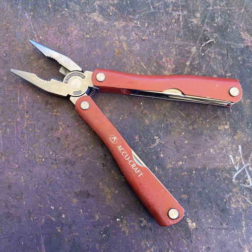Accu-craft Red Stainless Steel Multi tool | eBay