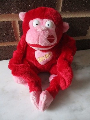 Red Ape- Kiss Cheek -Kiss me Heart -Long Stretch Bur Fasten Hands 6 ...