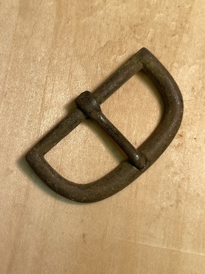 Dug Civil War Partial Isaacs And Campbell Pack Hook CS Sling Buckle ...