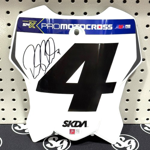 RICKY CARMICHAEL Signed Authentic #4 SMX AMA Motocross Bike Number ...