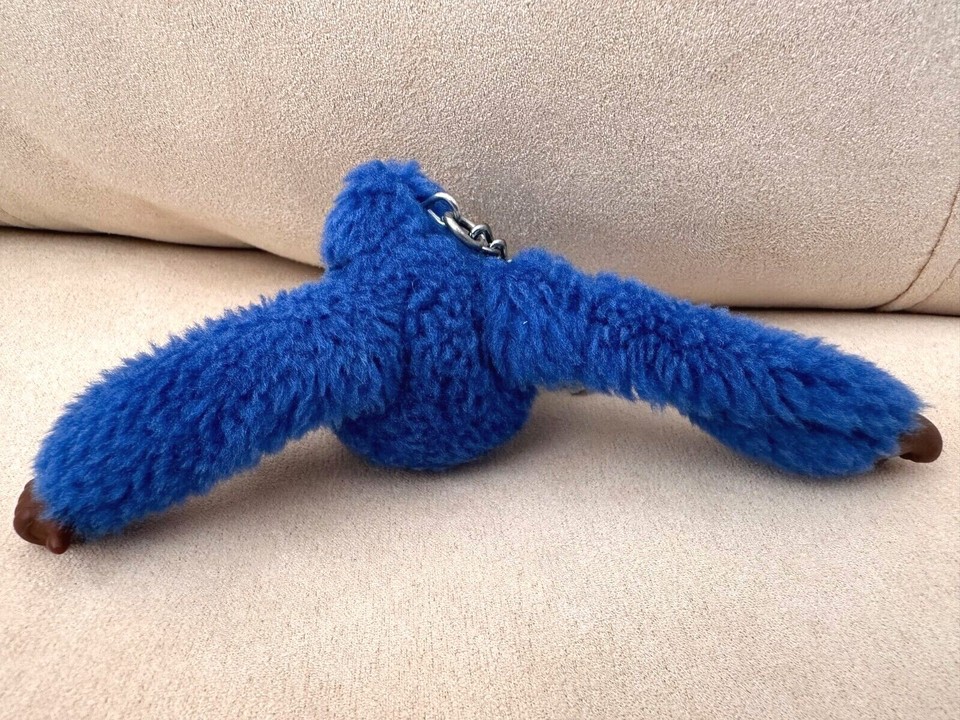 NWT KIPLING MONKEY KEYCHAIN KEY RING CHARM BLACK RED GRAY BLUE GREEN ...