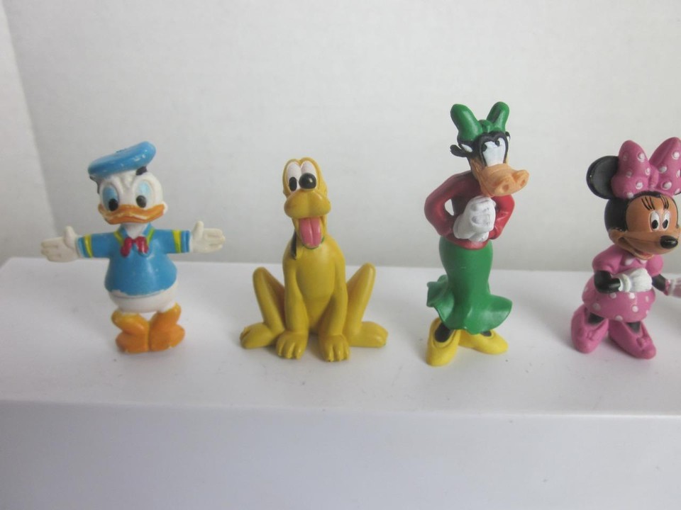 Lot of Miniature Disney Characters Daisy Duck Minnie Mouse Pluto Goofy ...