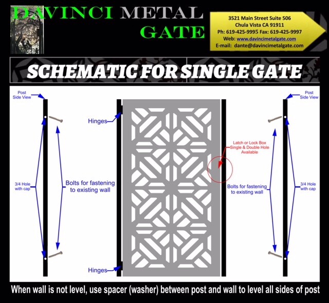 Metal Steel Rectangular Urban Design Pedestrian Walk Thru Iron Gates ...