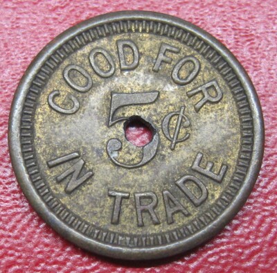 Good For 5¢ in Trade Token Take a Look | eBay