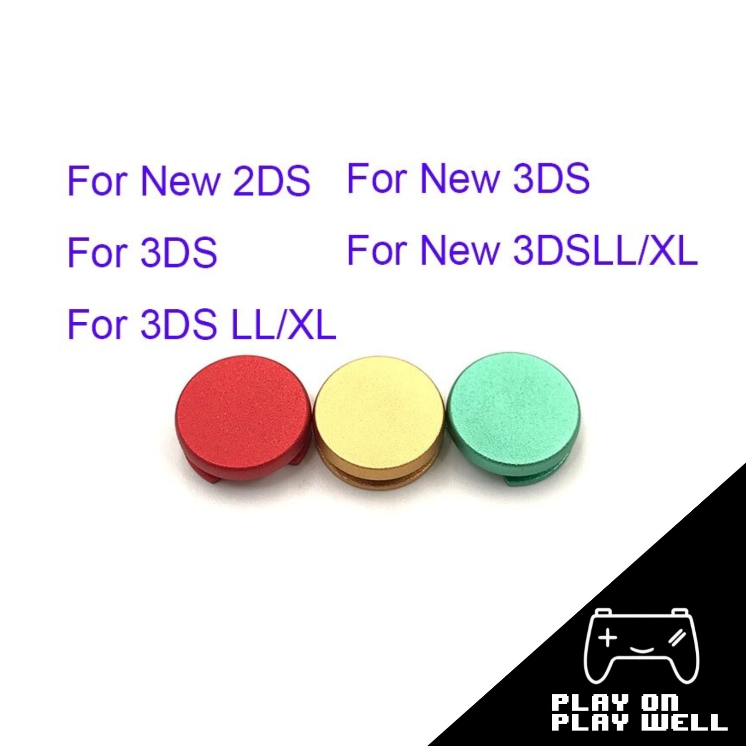Analog Controller Stick Cap 3D Thumb Joystick For Nintendo New 2DS 3DS ...