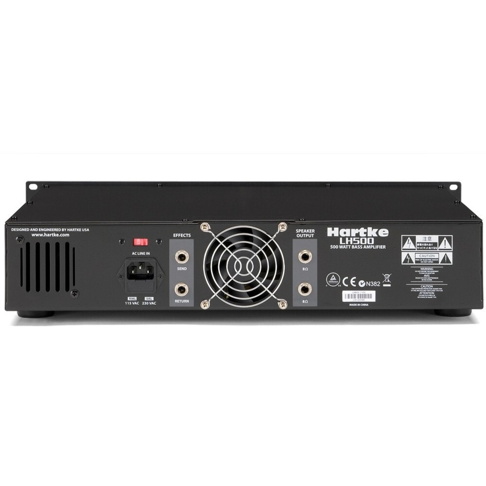 HARTKE LH1000 Classic 1000w 12AX7 Tube Rackmount Bass Amplifier ...