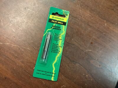 Greenlee 38390 Hole Cutter Pilot Bit 2-1/2” Drill Size | eBay
