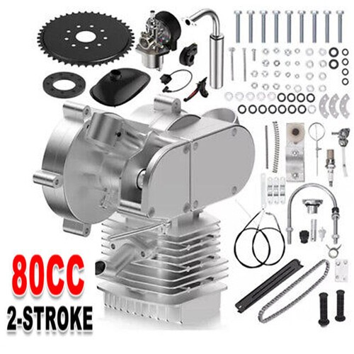 80CC Motorized Push Bike Motorised Bicycle Petrol Gas 2 Stroke Motor ...