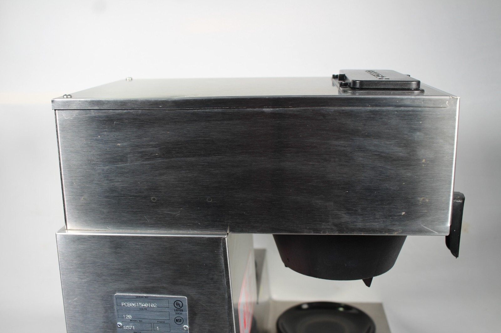 BLOOMFIELD 8571 COMMERCIAL POUR-OVER COFFEE BREWER COFFEE POT DOE NOT ...