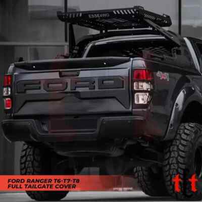 Ford Ranger T6-T7-T8 2012 To 2022 Wildtrak Tailgate Cover Body Kit ...