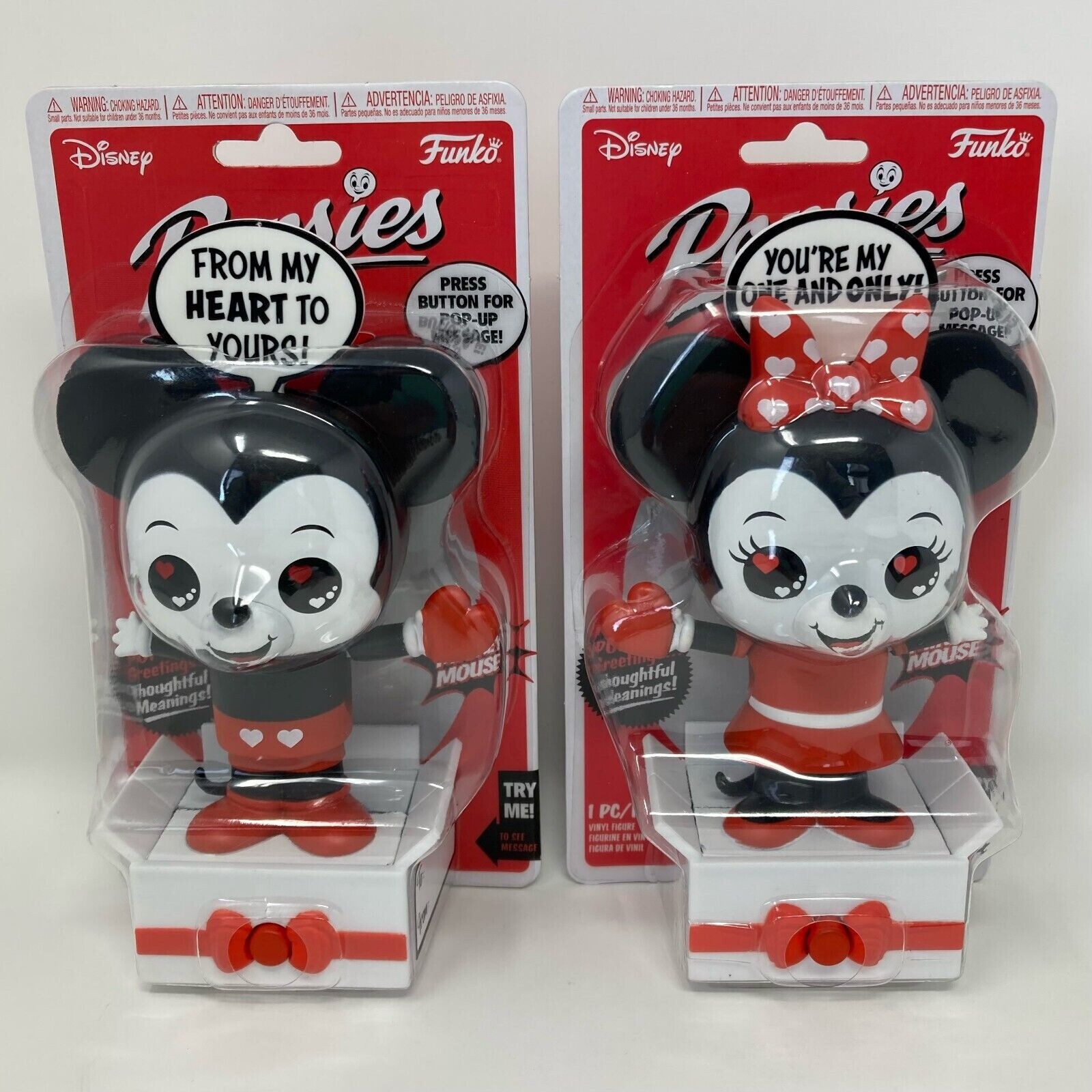 Funko! Popsies - Disney - Mickey and Minnie Mouse - Pop Up Figure ...