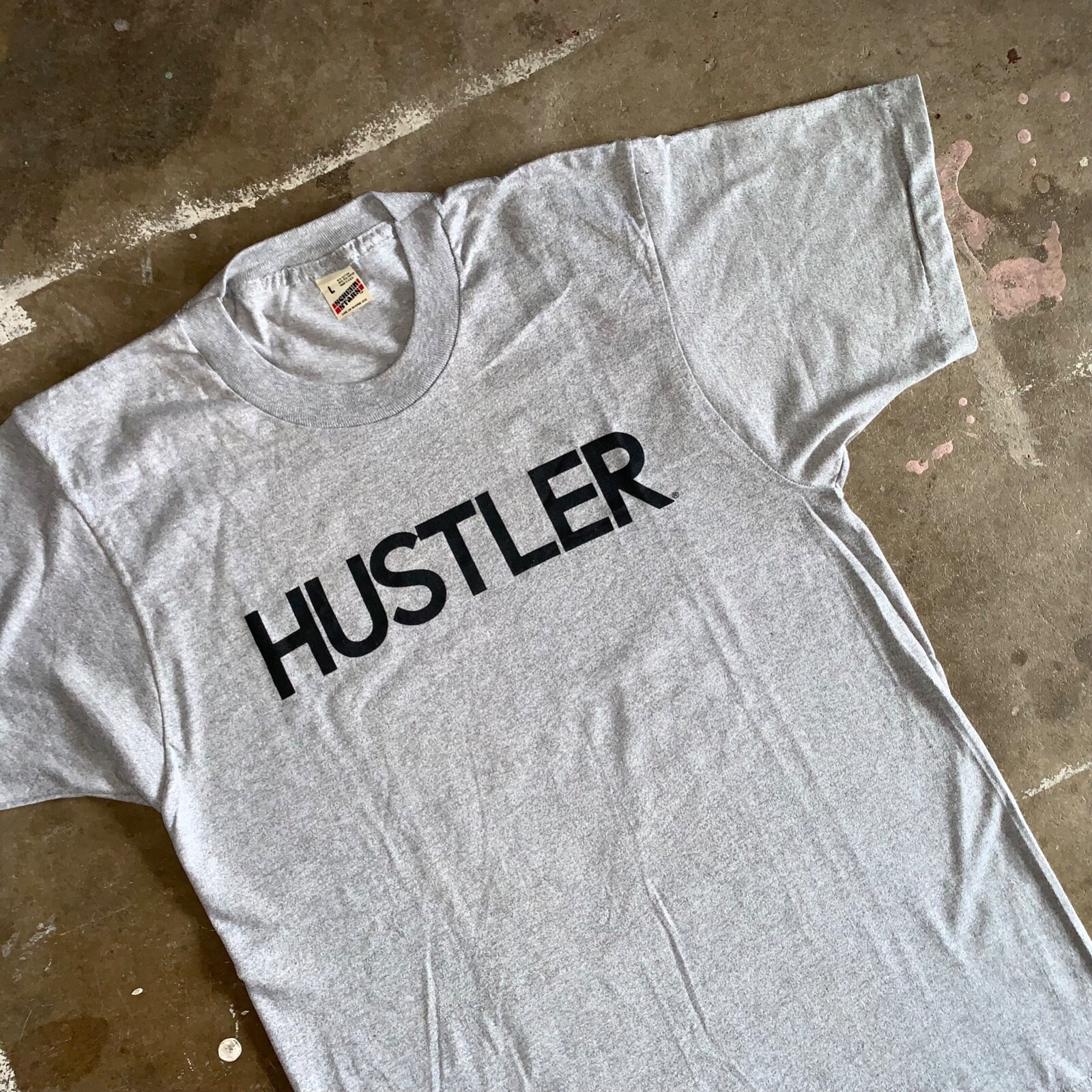 1980s TRUE VINTAGE 80s HUSTLER MAGAZINE PROMO T-SHIRT… - Gem
