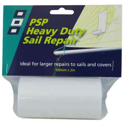 Heavy Duty Sail Repair Tape 2M x 100mm Self Adhesive Polyamide Fabric ...