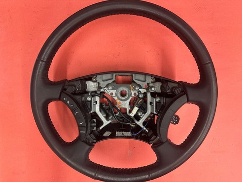 2003-2009 TOYOTA 4RUNNER LEATHER STEERING WHEEL BLACK CRUISE & RADIO ...