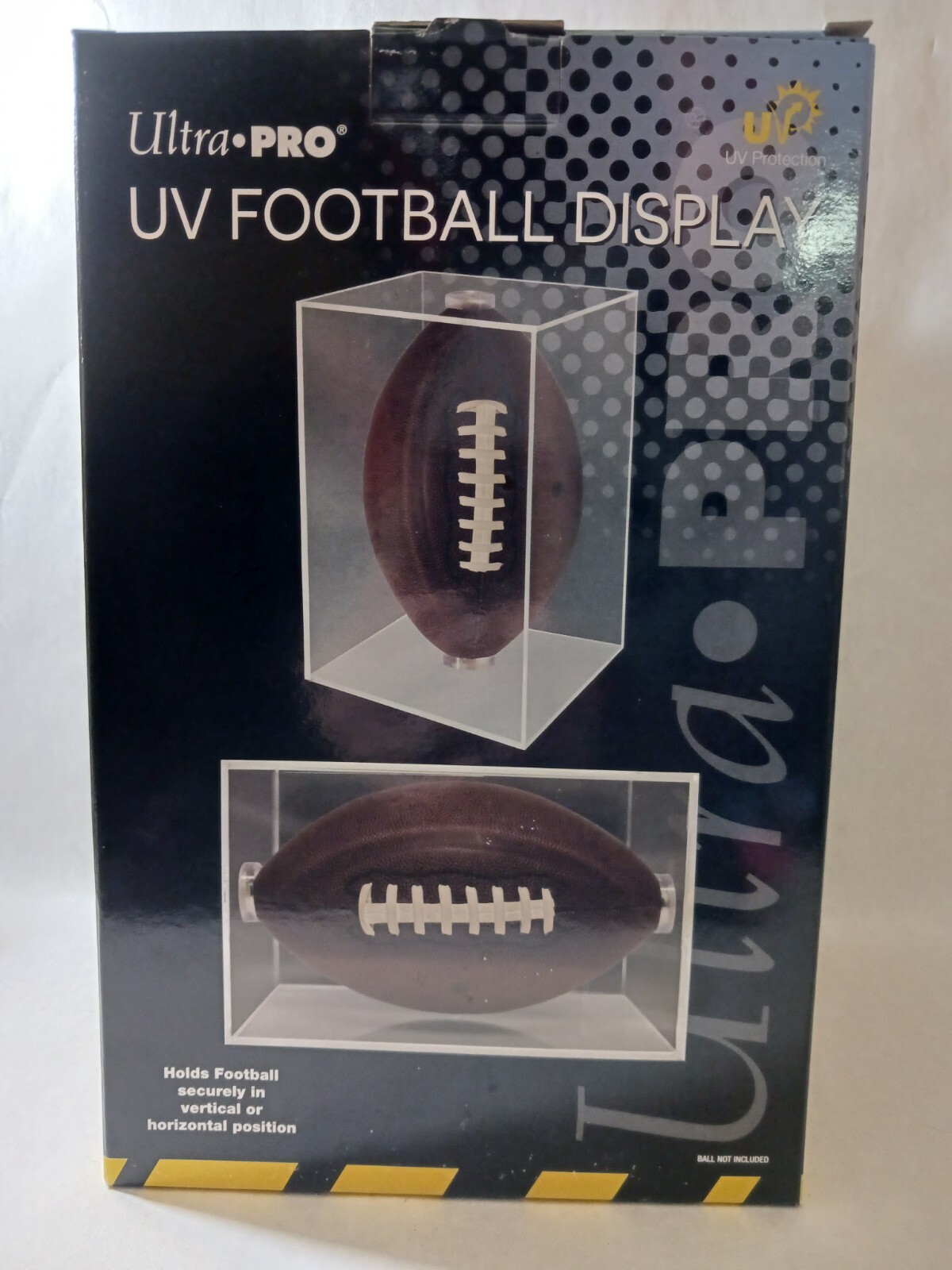 1 Case of 6 Ultra Pro Football Holders Display Cases UV Safe Storage ...
