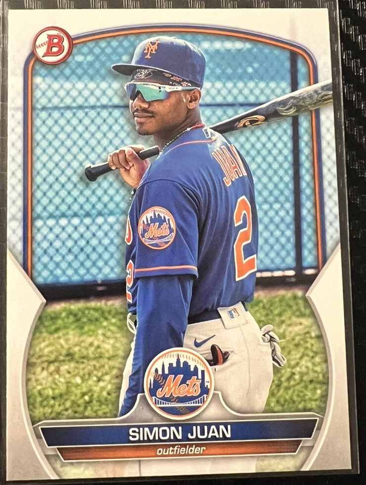2023 Bowman Paper Base #BP-38 Simon Juan - New York Mets | eBay