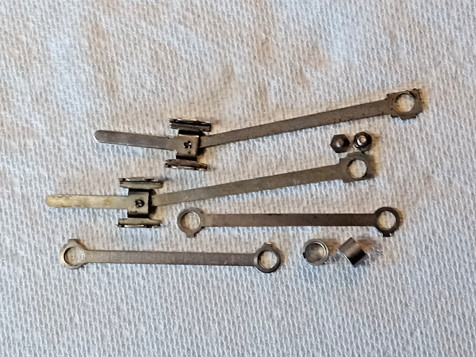 ORIGINAL PREWAR LIONEL TRAIN 249E SET SIDE DRIVE LINKAGE RODS ...