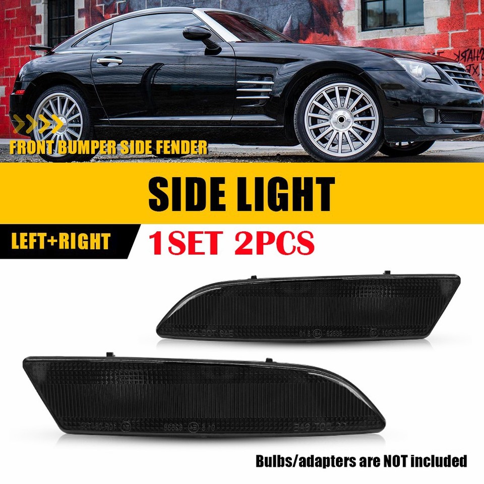 2-20X Front LH+RH Side Marker Light Housing For 2004-08 Chrysler ...