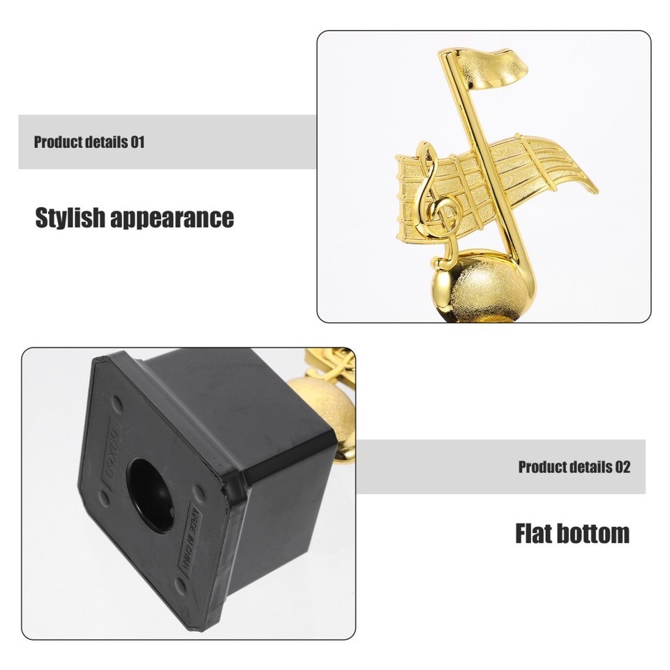 Music Competition Trophy Music Trophy Office Decoration Note Shape ...