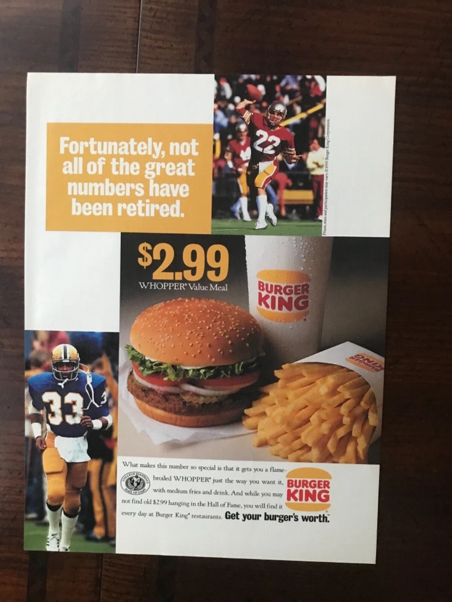 Burger King Magazine Ads