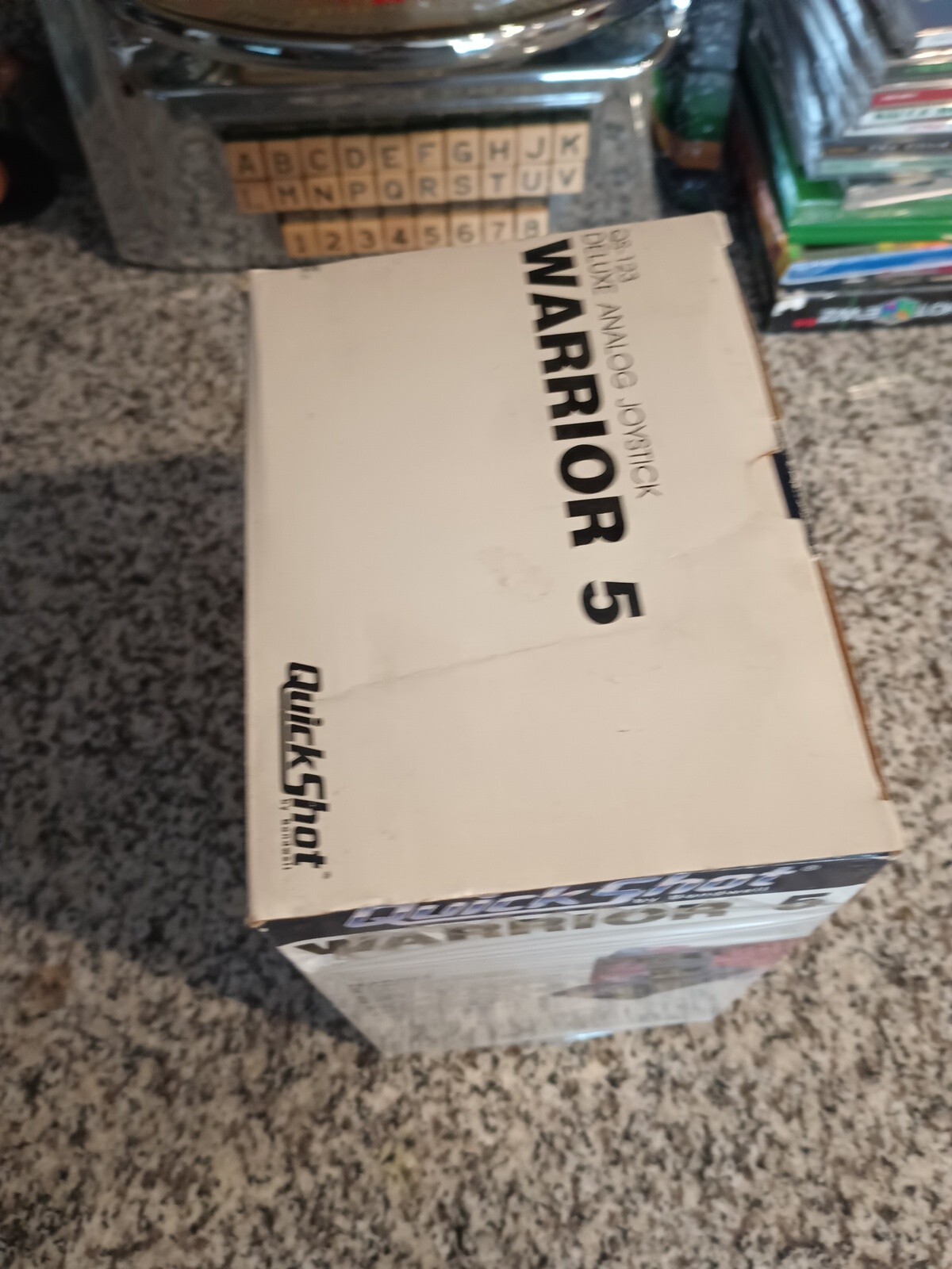 Vintage 1990 Quick Shot QS-123 Warrior 5 Deluxe Analog Joystick in Box ...