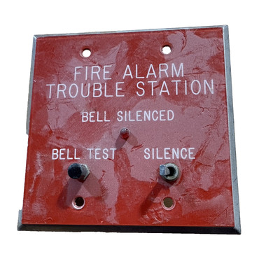 VINTAGE Fire Alarm Trouble Bell Normal Silent Test Switch | eBay