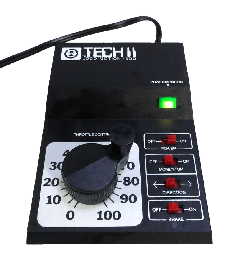 Tech II Loco Motion 1500 Model Train Controller MODEL RECTIFIER CORP ...