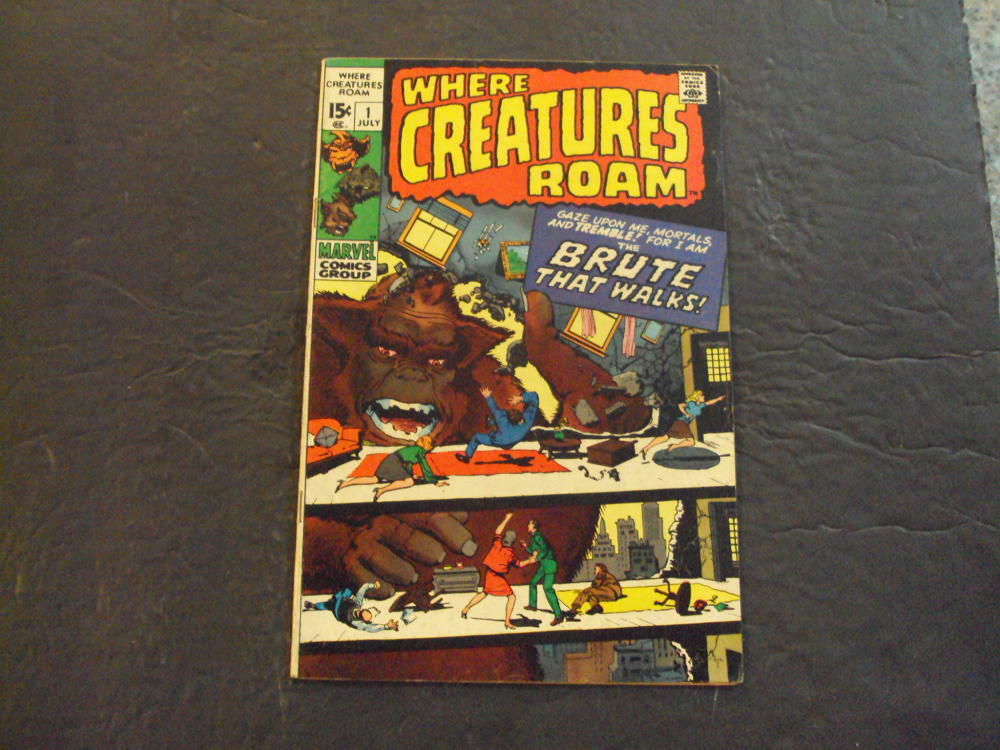 Where Creatures Roam #1 July 1970 Early Bronze Age Marvel Comics ID ...