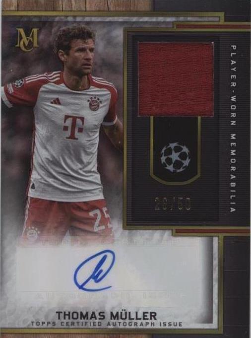 2023-24 Topps Museum Collection UCL - Museum Autograph Relics Thomas ...