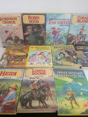 10 Piece Set Dean and Son Ltd London Dean's Classics Books. Heidi ...