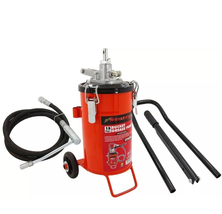 15kg Mobile Air Operated Bucket Grease Pump Trolley | eBay UK