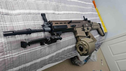 Airsoft VFC Scar-H HPA Custom Drum Mag [READ DESC] | eBay