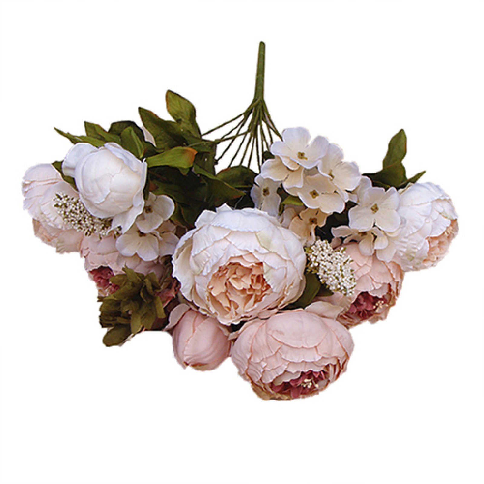 8pcs Artificial Flowers Realistic Fadeless Fake Flowers Bouquet Faux ...