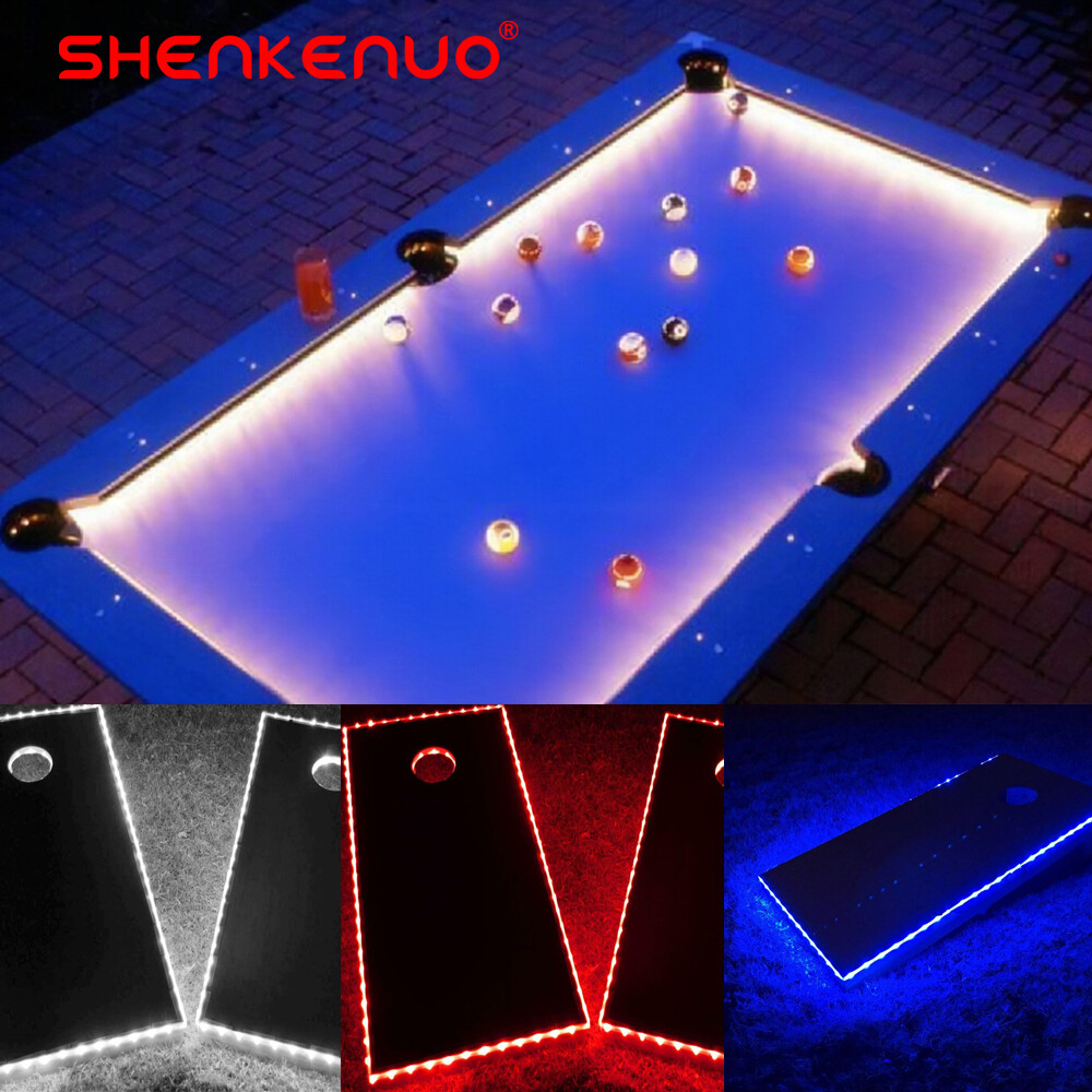 RGB LED Pool & Billiard Table Lighting KIT - light your pool table Felt ...