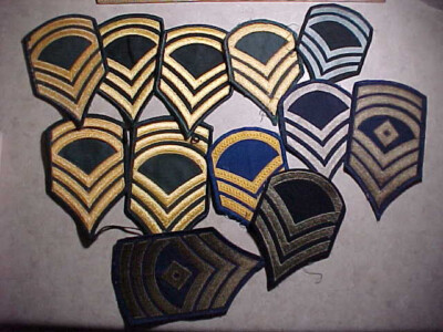 From collectors estate-Nice lot of (12) misc shoulder stripe patches | eBay