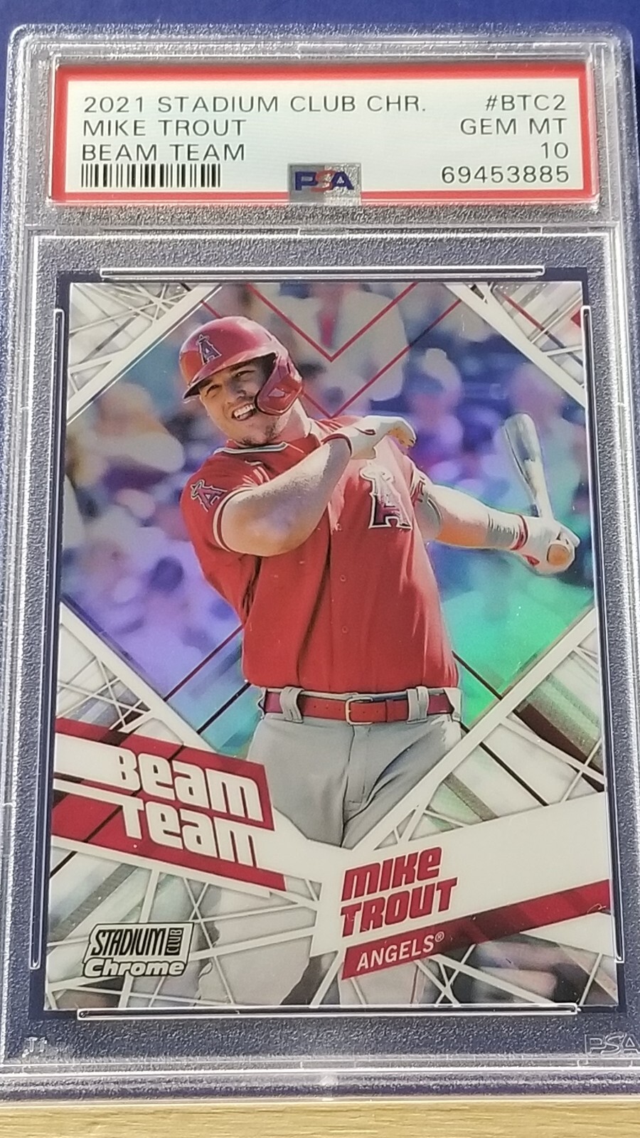 Mike Trout - 2021 Stadium Club Chrome Beam Team PSA 10 | eBay